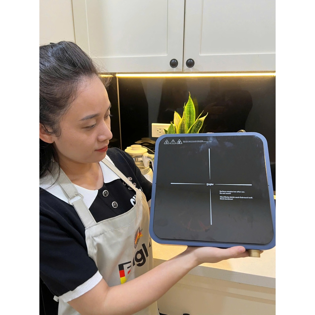 2000W - Bếp từ Engler điều khiển vặn nút mặt kính kim cương - Chính ...