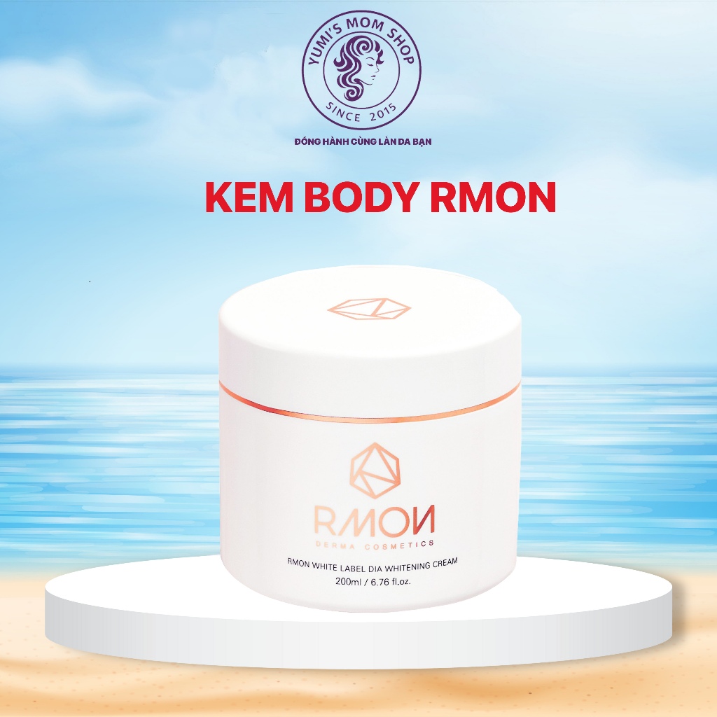 Kem Body RMON White Label Dia Whitening Cream 200ml | Shopee Việt Nam