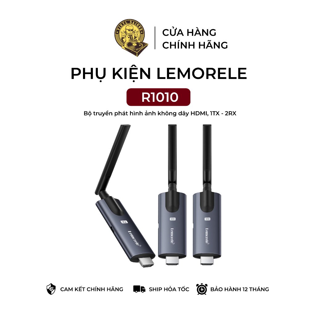 Bộ truyền phát hình ảnh không dây Lemorele R1010 - Bảo hành 12 tháng ...