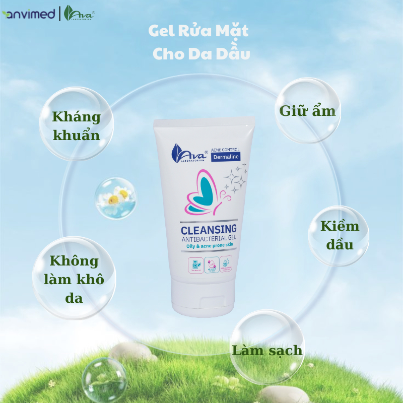 Gel rửa mặt AVA Acne Control Cleansing Gel cho da dầu 150ml - Hàng ...