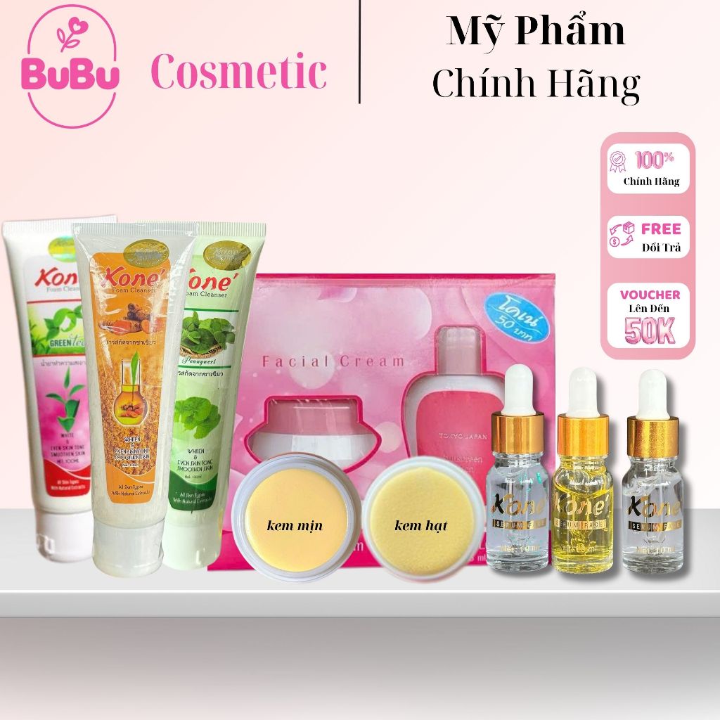 Combo Kone – Kem Dưỡng, Serum Dưỡng Da & Sữa Rửa Mặt | Làm Sạch – Cấp ...