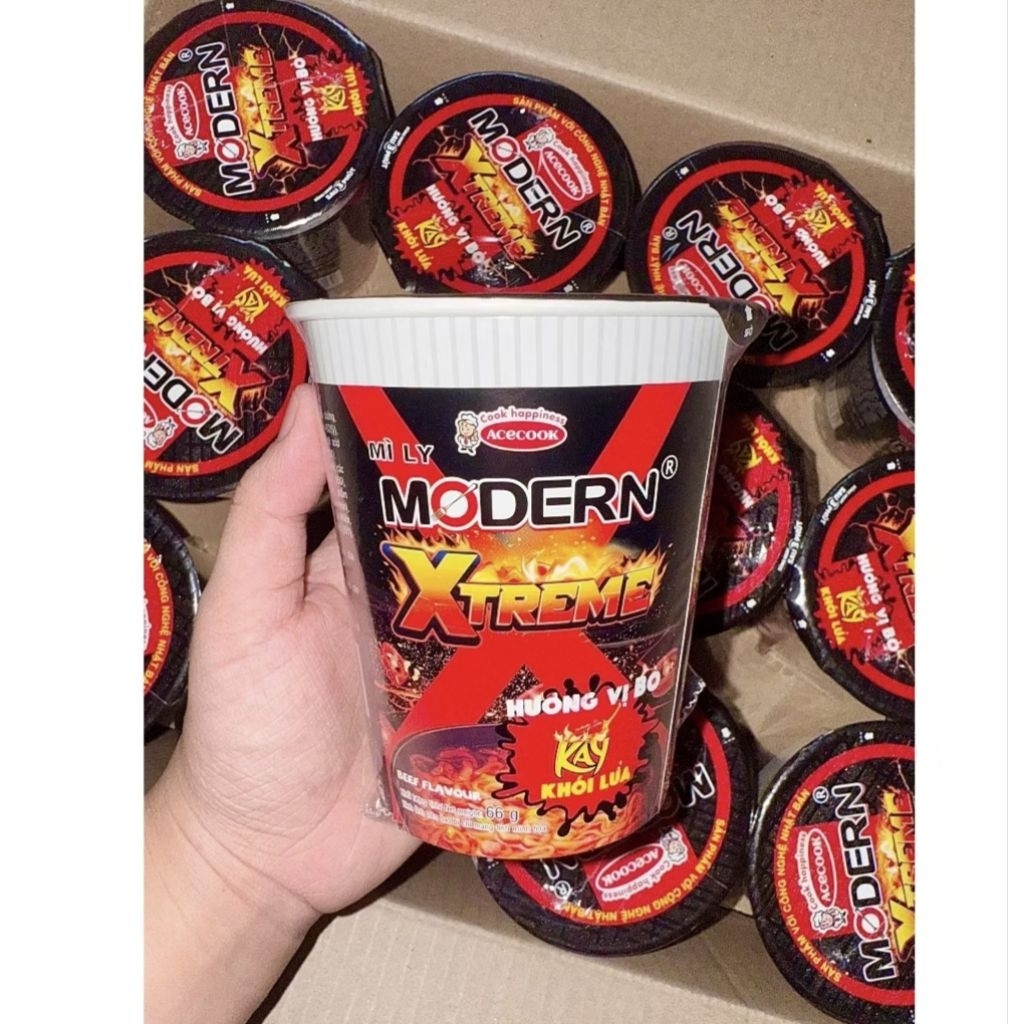 MÌ LY MODERN XTREME HƯƠNG VỊ BÒ 66G - KAY KHÓI LỬA | Shopee Việt Nam