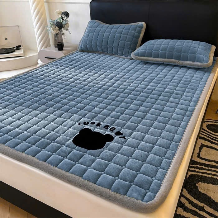 Thảm nỉ gấu BEAR đa năng có 4 chun cài góc đủ kích thước | Shopee Việt Nam