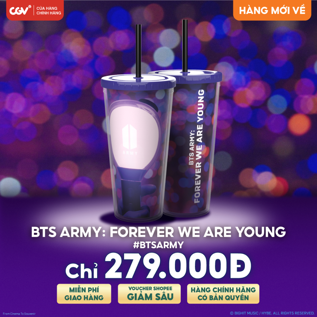 LY BTS ARMY – FOREVER WE ARE YOUNG 2025 CGV Cinemas Vietnam dung tích ...