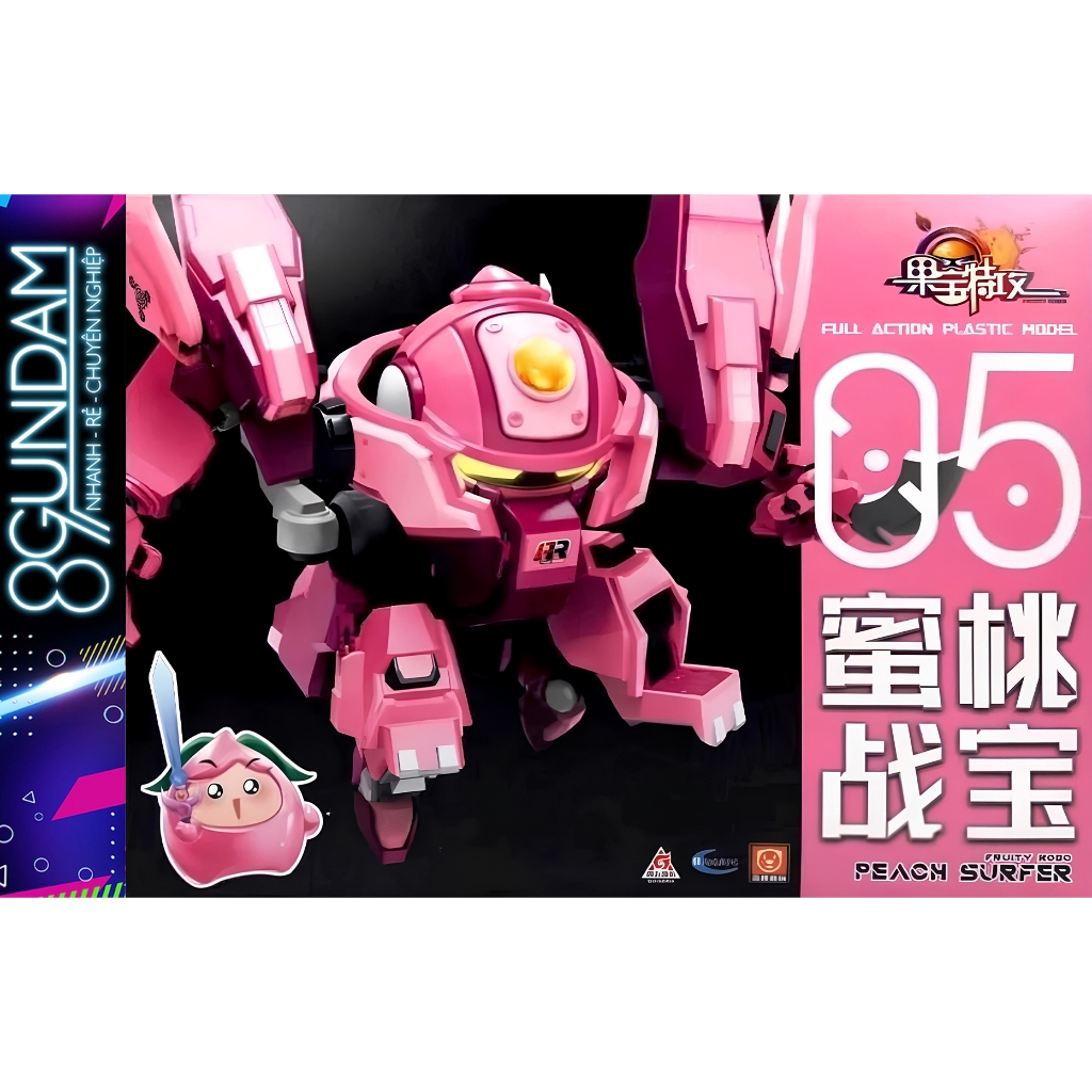 [CÓ SẴN] Mô Hình Lắp Ráp Fruity Robo Peach Surfer "Đ𝐚̀𝐨 𝐓𝐡𝐢́𝐜𝐡 𝐊𝐡𝐚́𝐜𝐡 ...