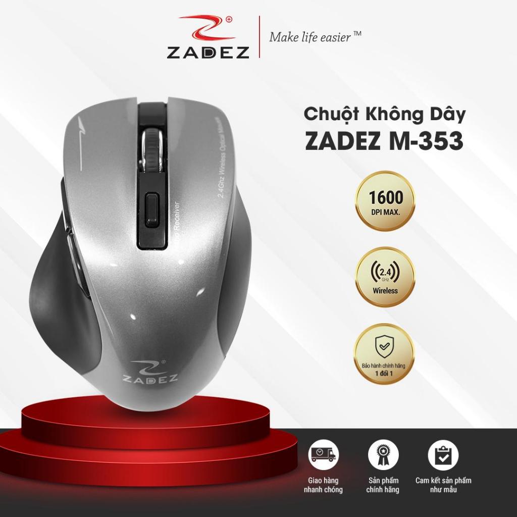 Chuột không dây ZADEZ M-353G - 1600DPI, cảm biến PixArt | Shopee Việt Nam