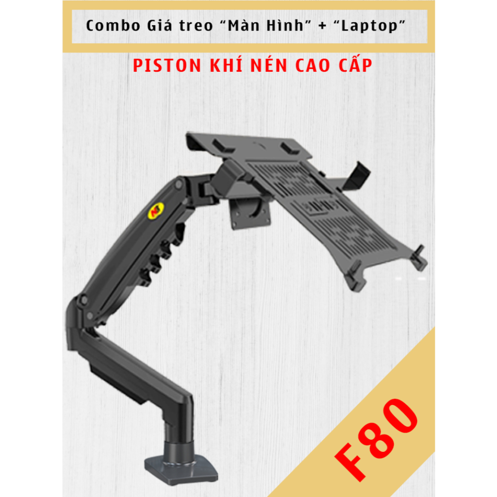 F80 + Fp2 - Arm Laptop - Giá đỡ Laptop - Combo Arm Laptop - Tay treo ...