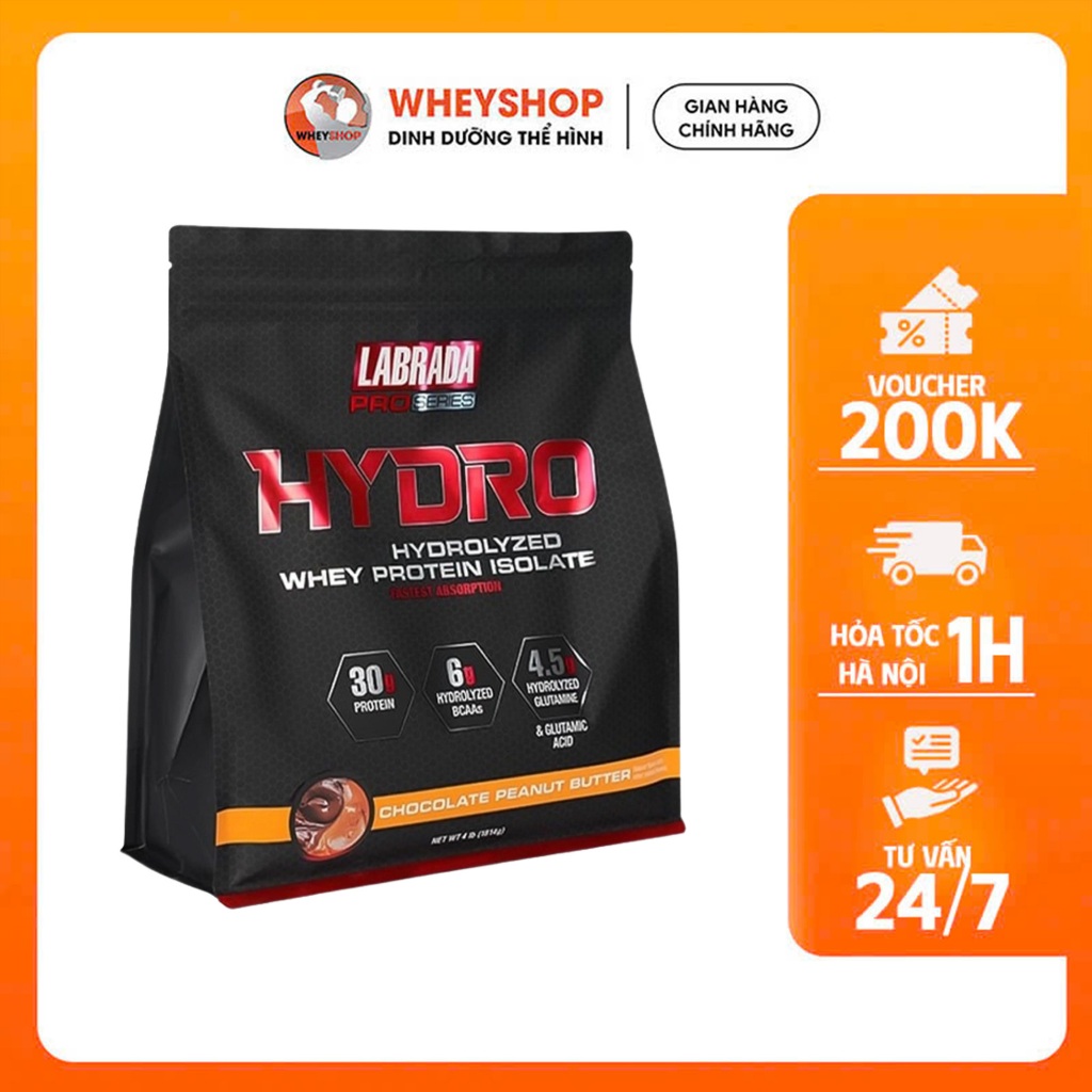Labrada Hydrolyzed Whey Protein Isolate (Pro Series) - 4lbs - Sữa Dinh ...