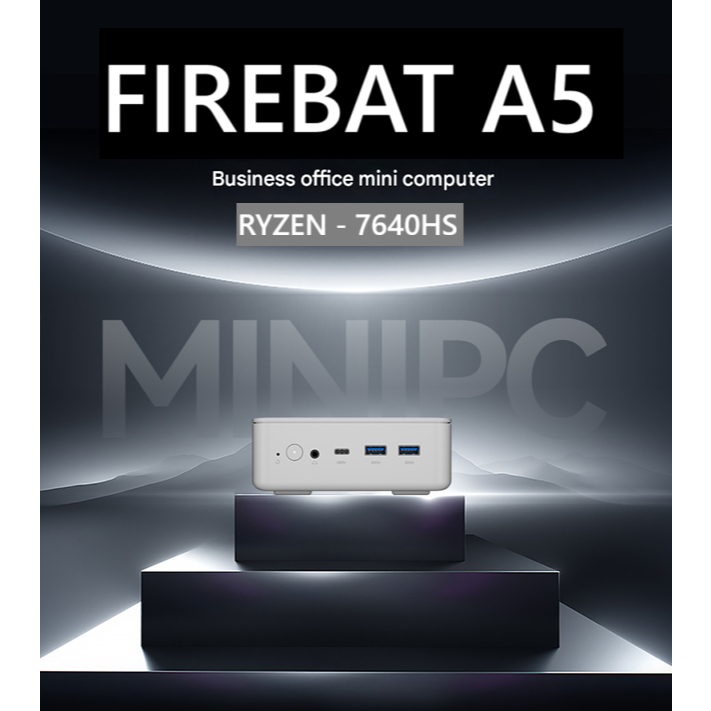 Mini PC Firebat A5 AMD Ryzen 7640HS (Dễ dàng nâng cấp Oculink-NVME ...