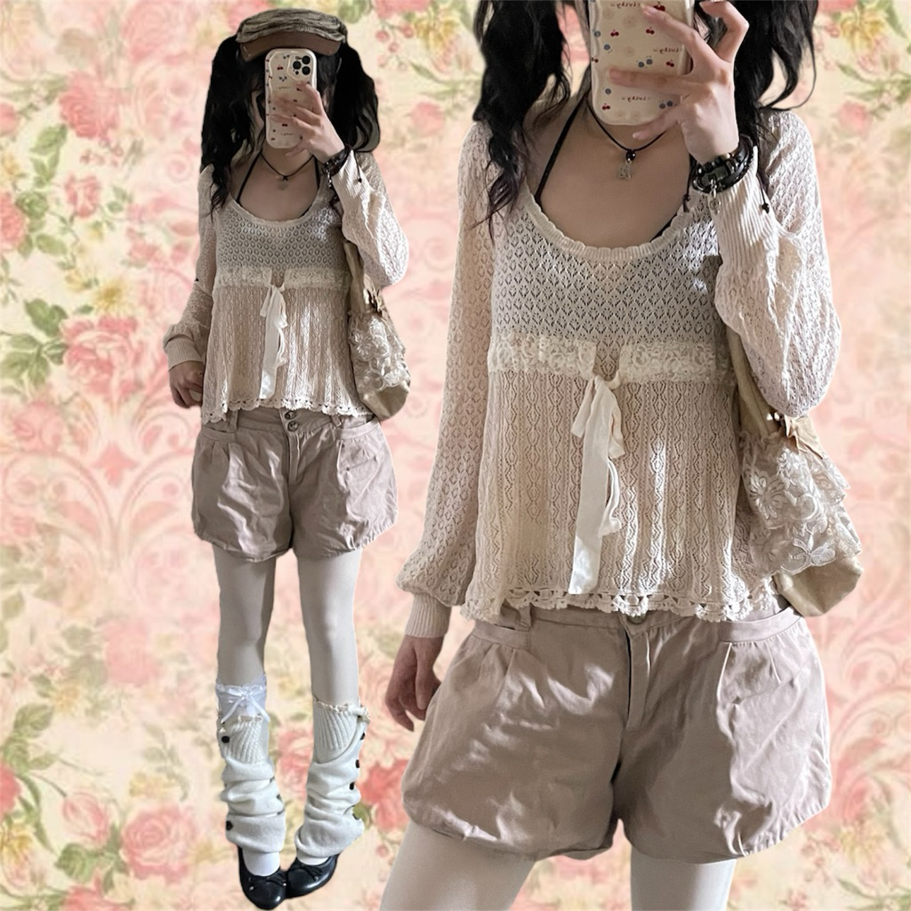 ÁO XÔ/VOAN NHẬT/LEN CHỈ MORIGIRL/VINTAGE/FAIRY/SHOUJO 2HAND (NEW DROP 24/9) - CHỈ ÁO, KHÔNG KÈM ...