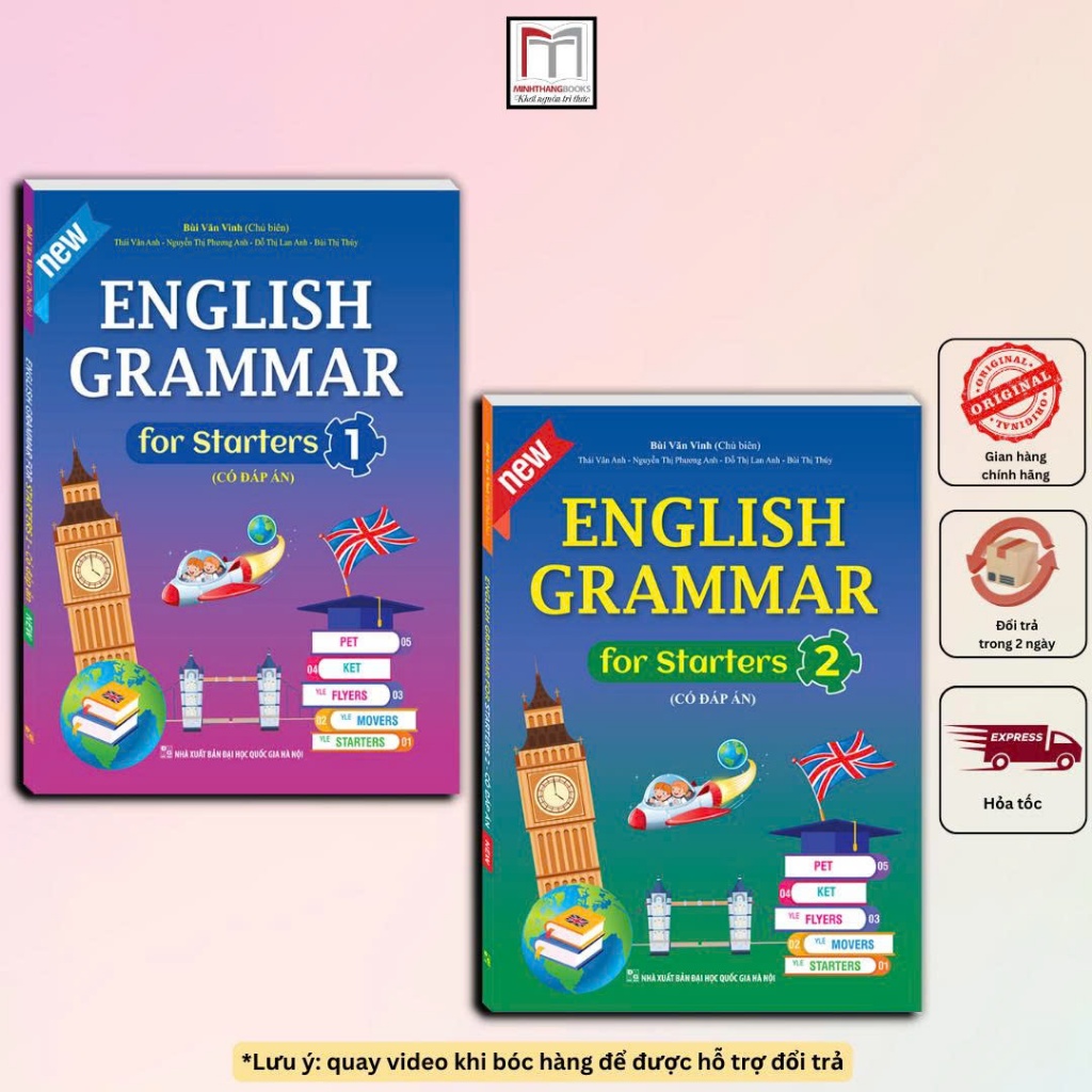Sách - Combo 2c - English grammar for Starters (có đáp án) | Shopee ...