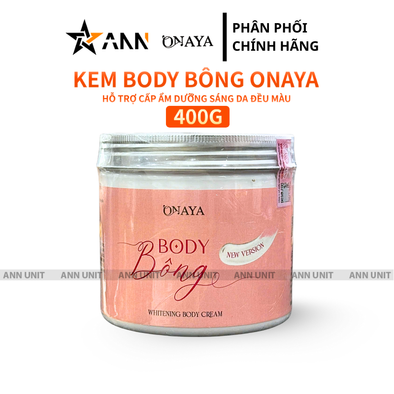 Kem Body Bông Dưỡng Trắng Da Onaya 400g | Shopee Việt Nam