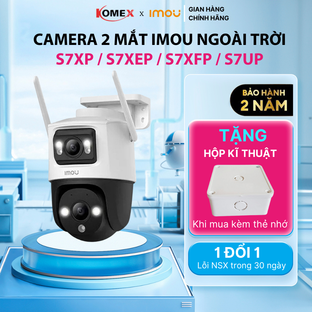 Camera 2 mắt IMOU ngoài trời S7XP (Cruiser Dual) / S7XEP (Cruiser Dual ...