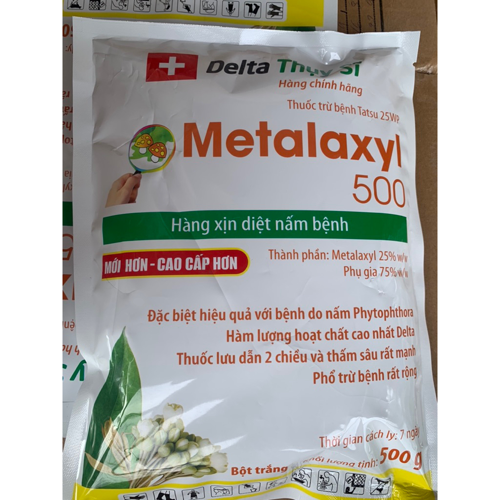 Metalaxyl 500 500gr Cty Delta Thuỵ Sĩ: Lưu dẫn 2 chiều phổ rộng Phòng ...
