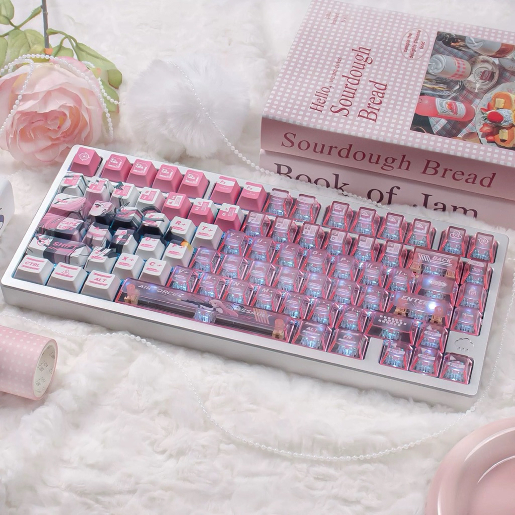 Keycap JIWU Assault Anime | Chất liệu PBT + PC | Profile Cherry ...