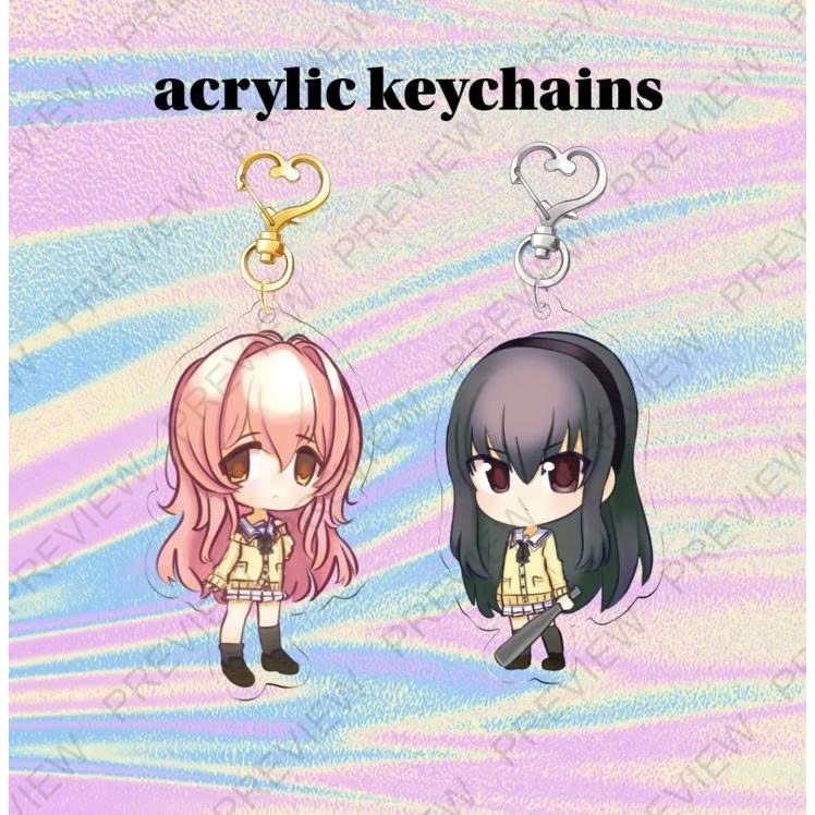 Horror Denpa Totono Sone Miyuki & Mukou Aoi Glitter Acrylic Keychain ...