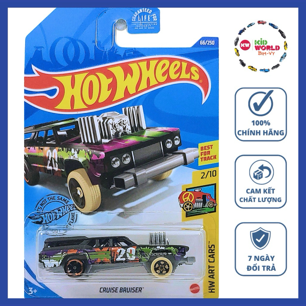Xe mô hình Hot Wheels basic Cruise Bruiser GHF53. | Shopee Việt Nam