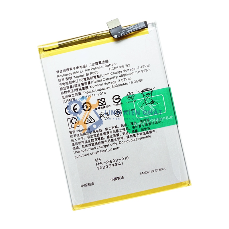 Pin Realme C17 RMX2101 5000mAh Zin - Hàng nhập Khẩu | Shopee Việt Nam