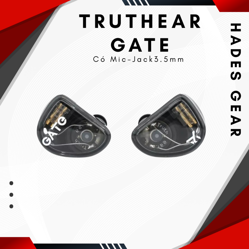Tai nghe Truthear Gate Có Mic - Chính hãng bảo hành 12 tháng | Shopee ...