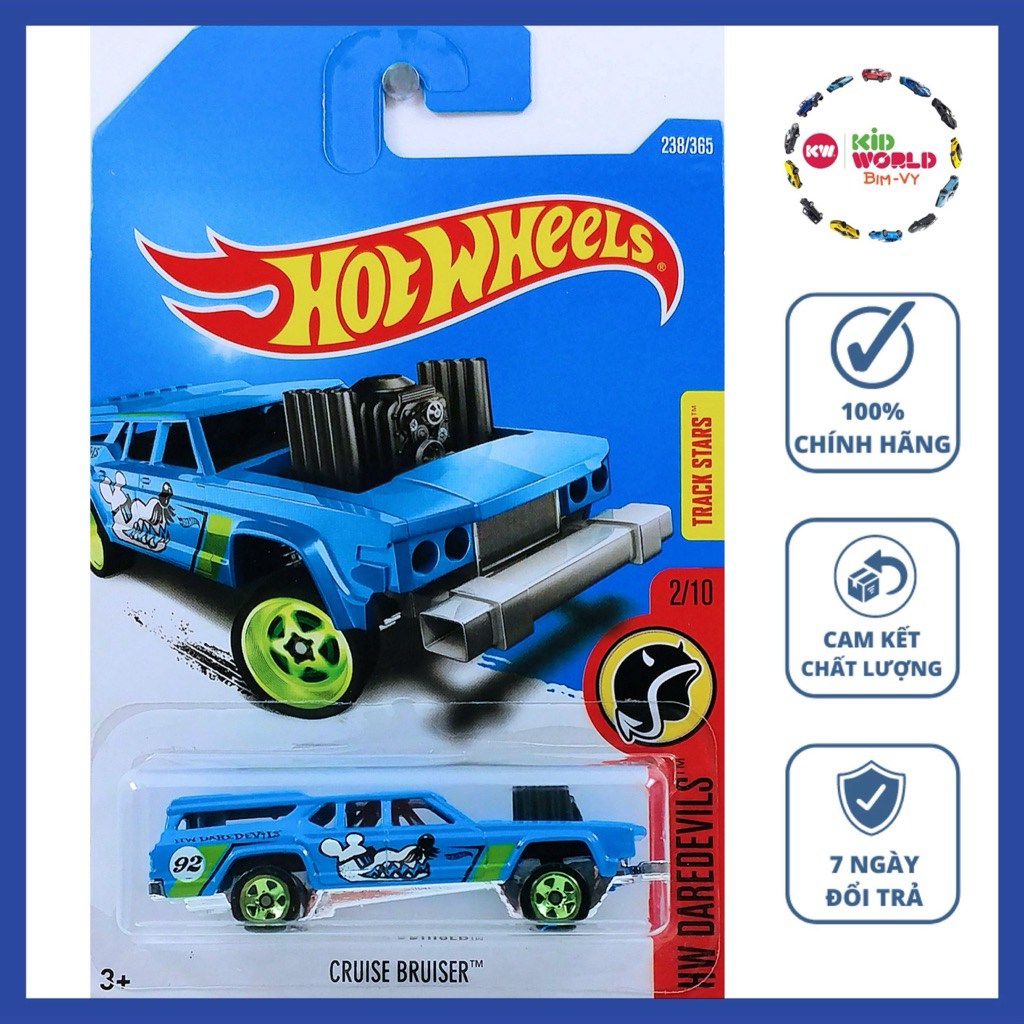 Xe mô hình Hot Wheels basic Cruise Bruiser DTY56. | Shopee Việt Nam