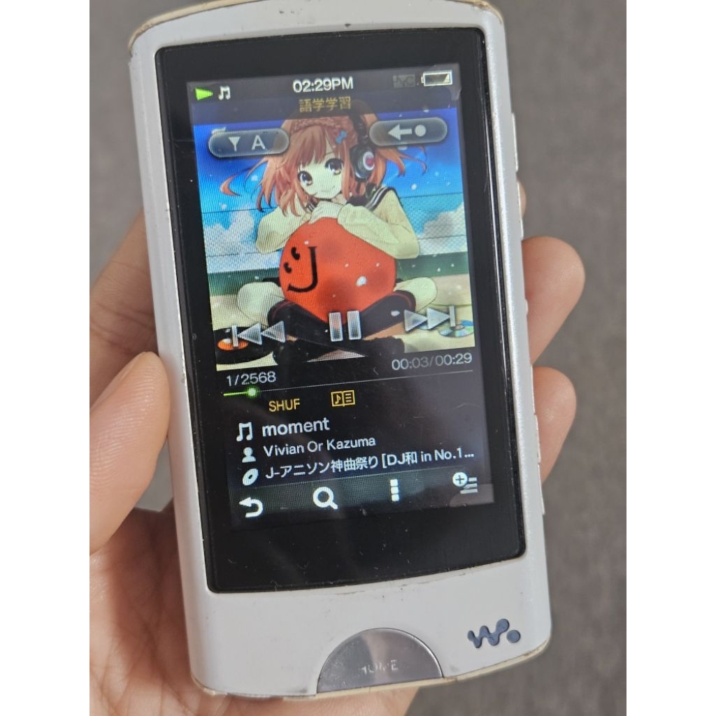 Máy nghe nhạc Sony Walkman NW- A866 16GB Bluetooth màu Trắng | Shopee ...