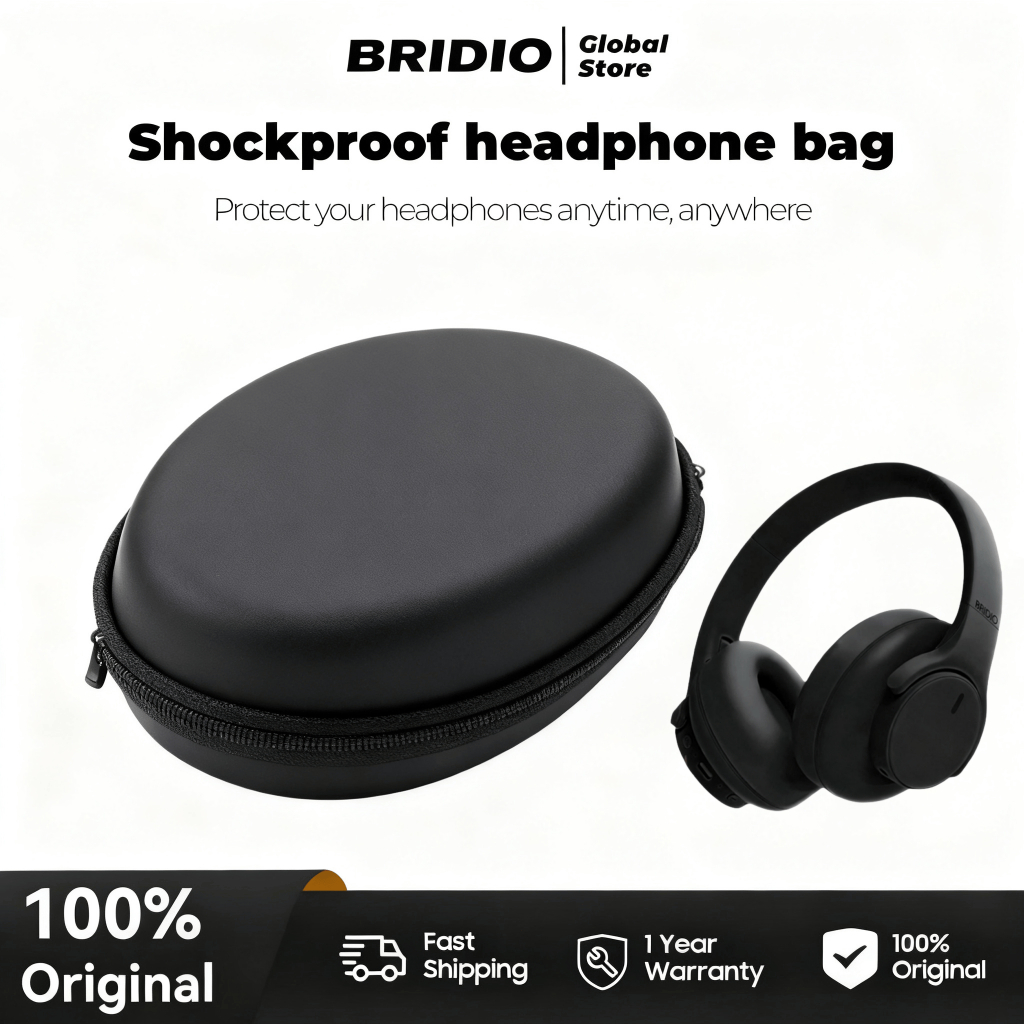 BRIDIO Túi đựng tai nghe gập gọn - Bảo vệ tai nghe của bạn mọi lúc mọi ...