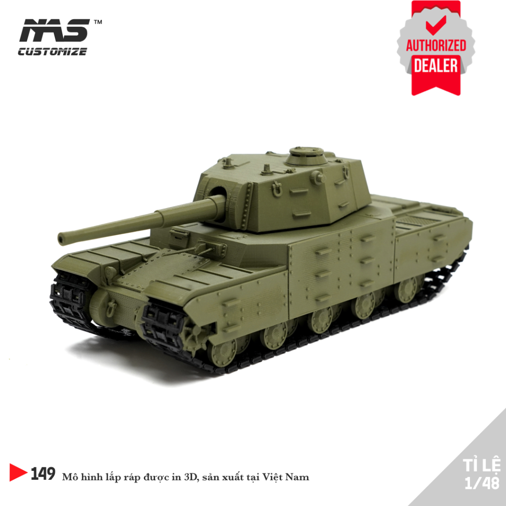 [NAS] Mô hình lắp ráp xe tăng Nhật Bản Type-5 Heavy 1/48, mô hình quân ...