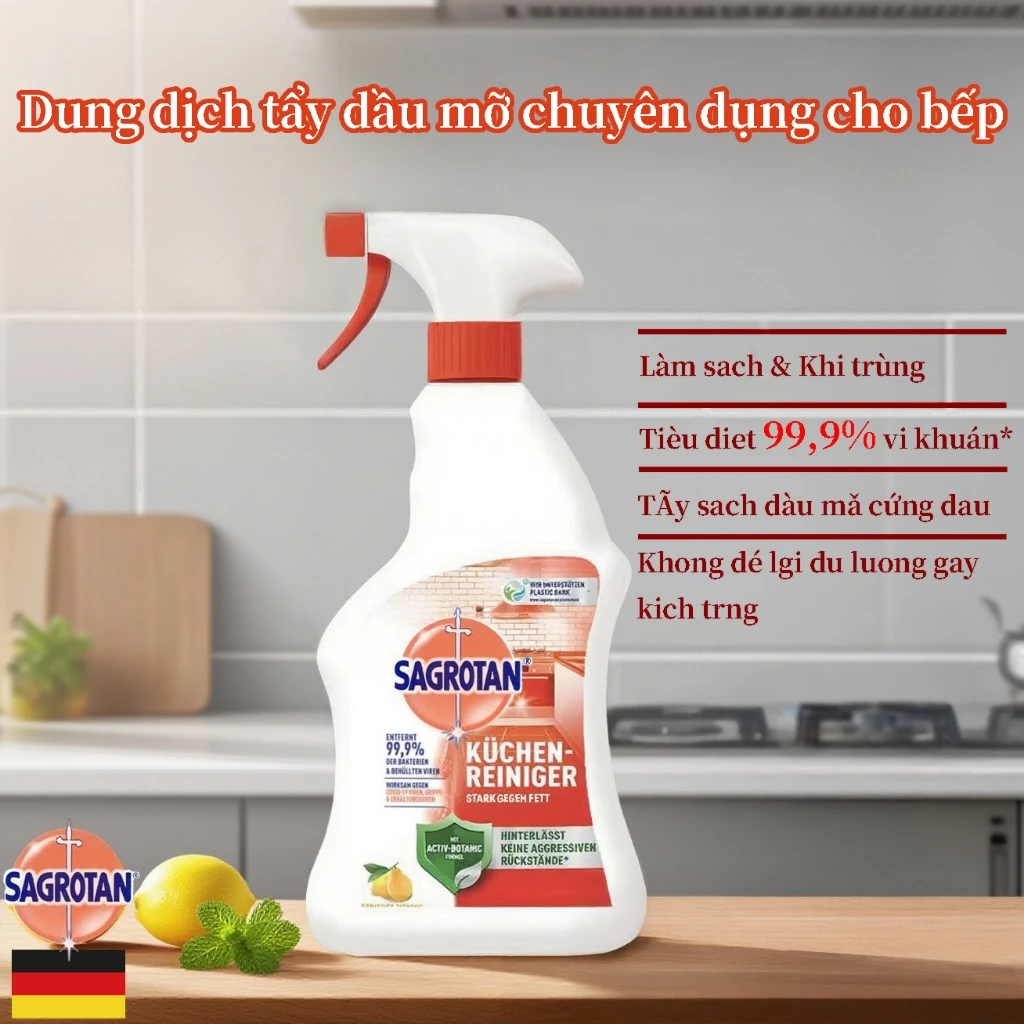 Bọt lau bếp siêu tẩy dầu mỡ- Đánh bay dầu mỡ 100%, siêu tiện trong 5 ...