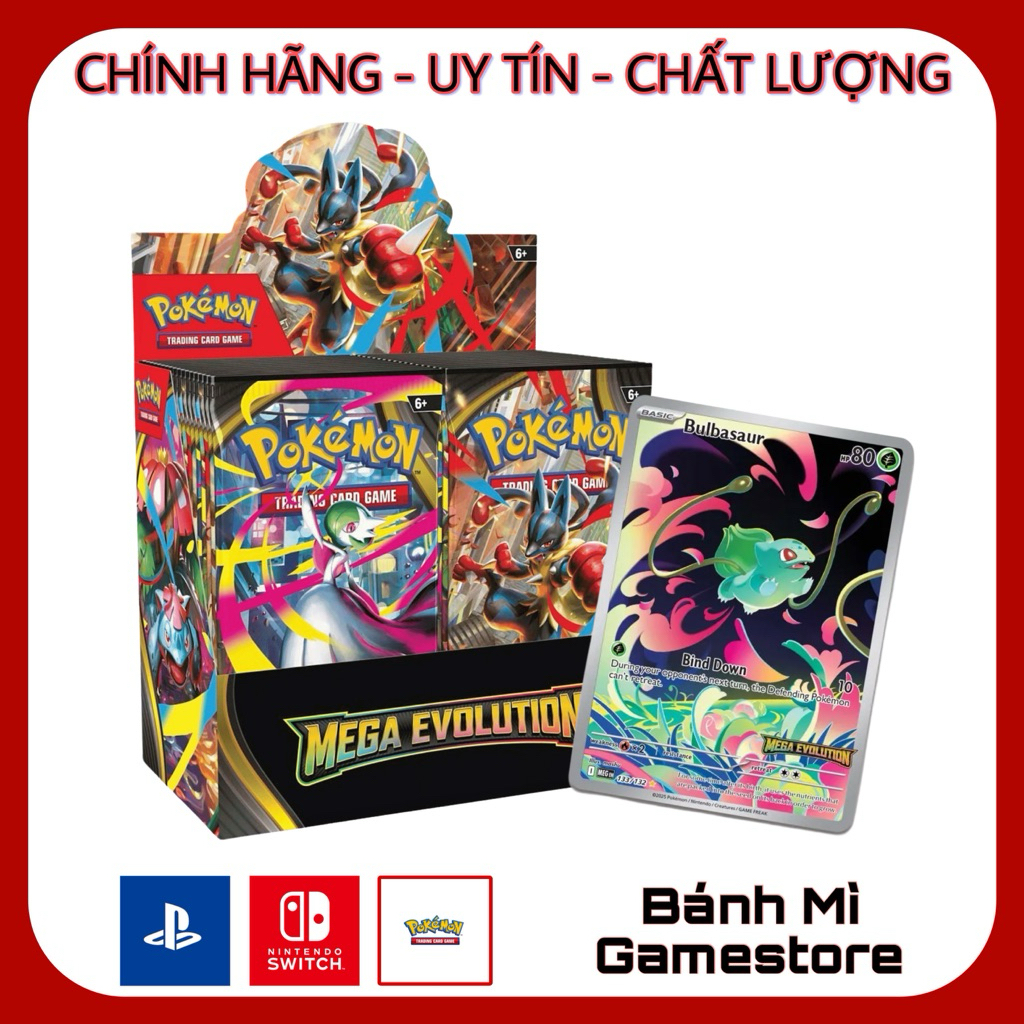 [ Kèm quà tặng ] Pokemon TCG: Mega Evolution Enhanced Booster Box ...