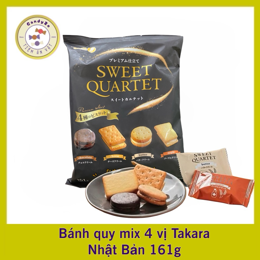 Bánh Quy takara Sweet quartet mix 4 vị Nhật Bản 127g | Shopee Việt Nam