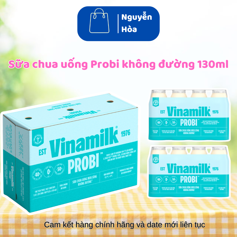 (DATE 16/01/2026)Sữa Chua Uống Probi Vinamilk Không Đường 130ml - Probi ...