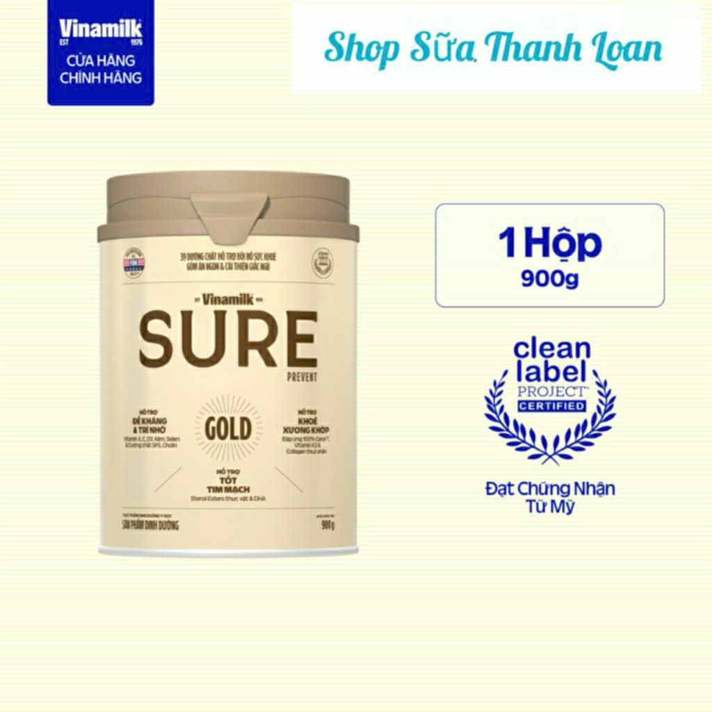 [HSD T11-2027] [MẪU MỚI] SỮA BỘT VINAMILK SURE PREVENT GOLD 400G/ 900G ...