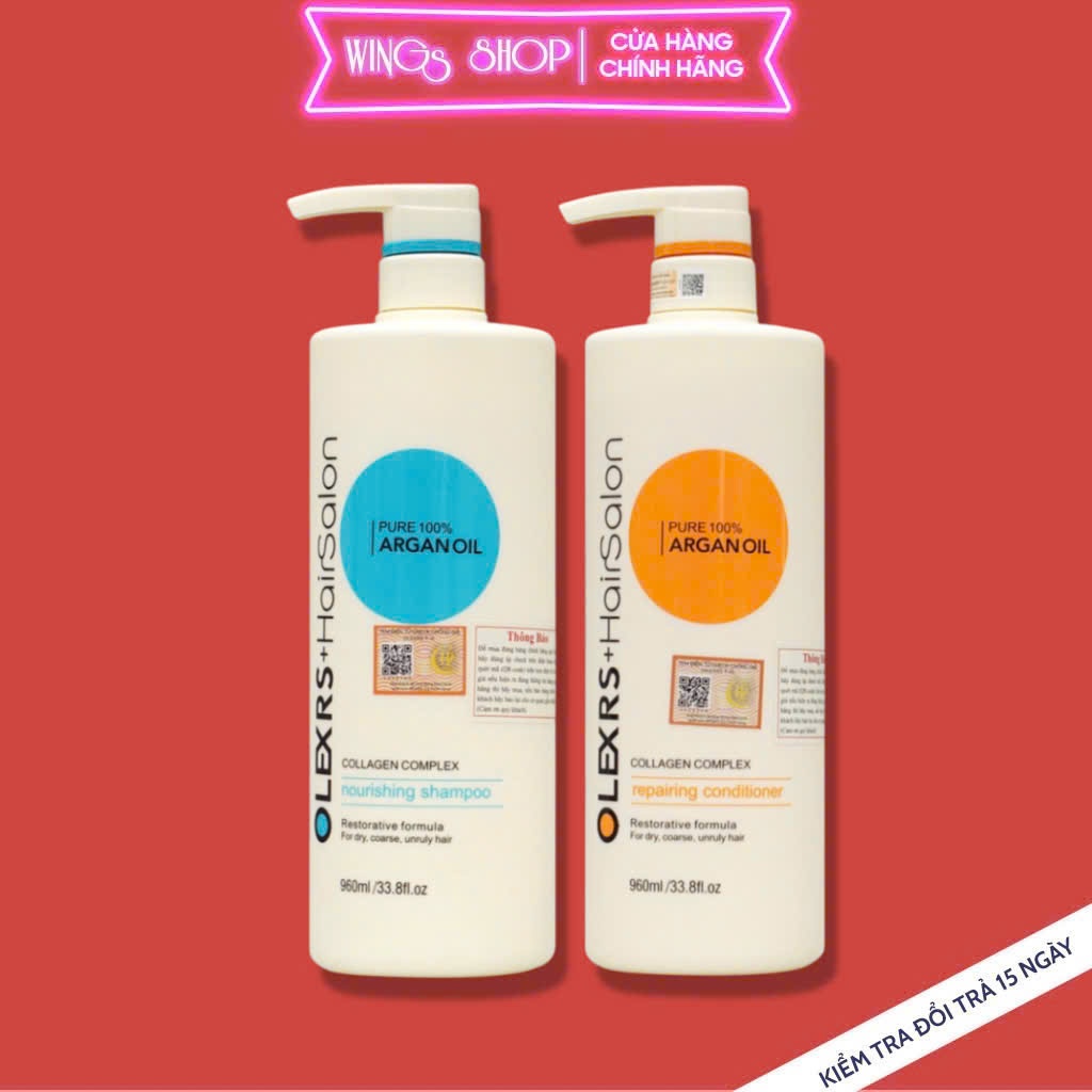 Dầu Gội, Xả Olexrs Hair Salon Cho Tóc Khô Xơ Hư Tổn Tóc Gàu Ngăn Rụng ...