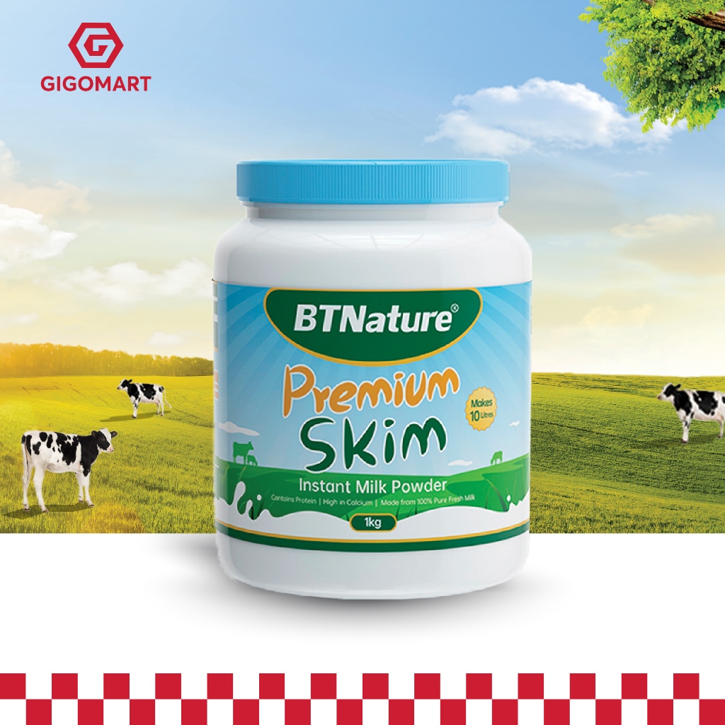 Sữa bột ít béo BTNature cho người lớn, Bổ sung Canxi - Protein cho ...