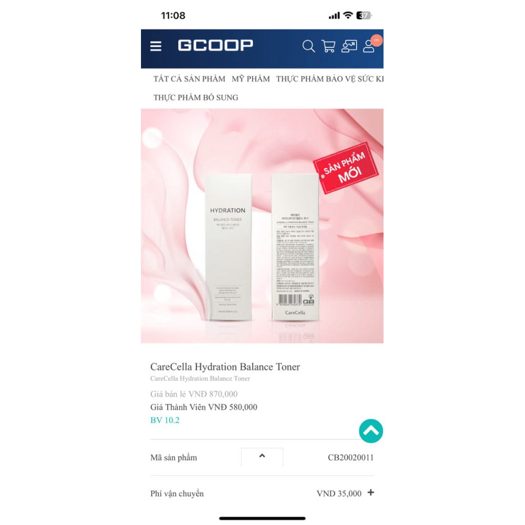 DATE 2027-Bộ Dưỡng Da CareCella Hydration Basic Set - Bộ chăm sóc da cơ ...