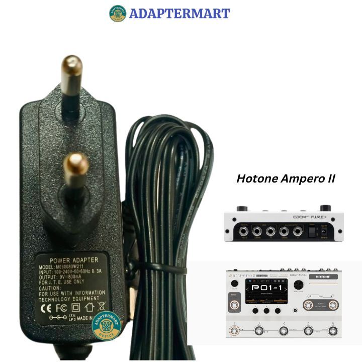 Cục nguồn cho Phơ Hotone Ampero II MP-300 MP300 9v - bảo hành 12 tháng ...