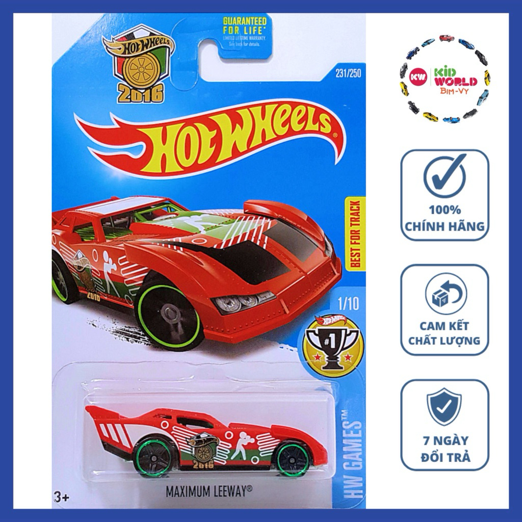 Xe mô hình Hot Wheels basic Maximum Leeway DHT19. | Shopee Việt Nam