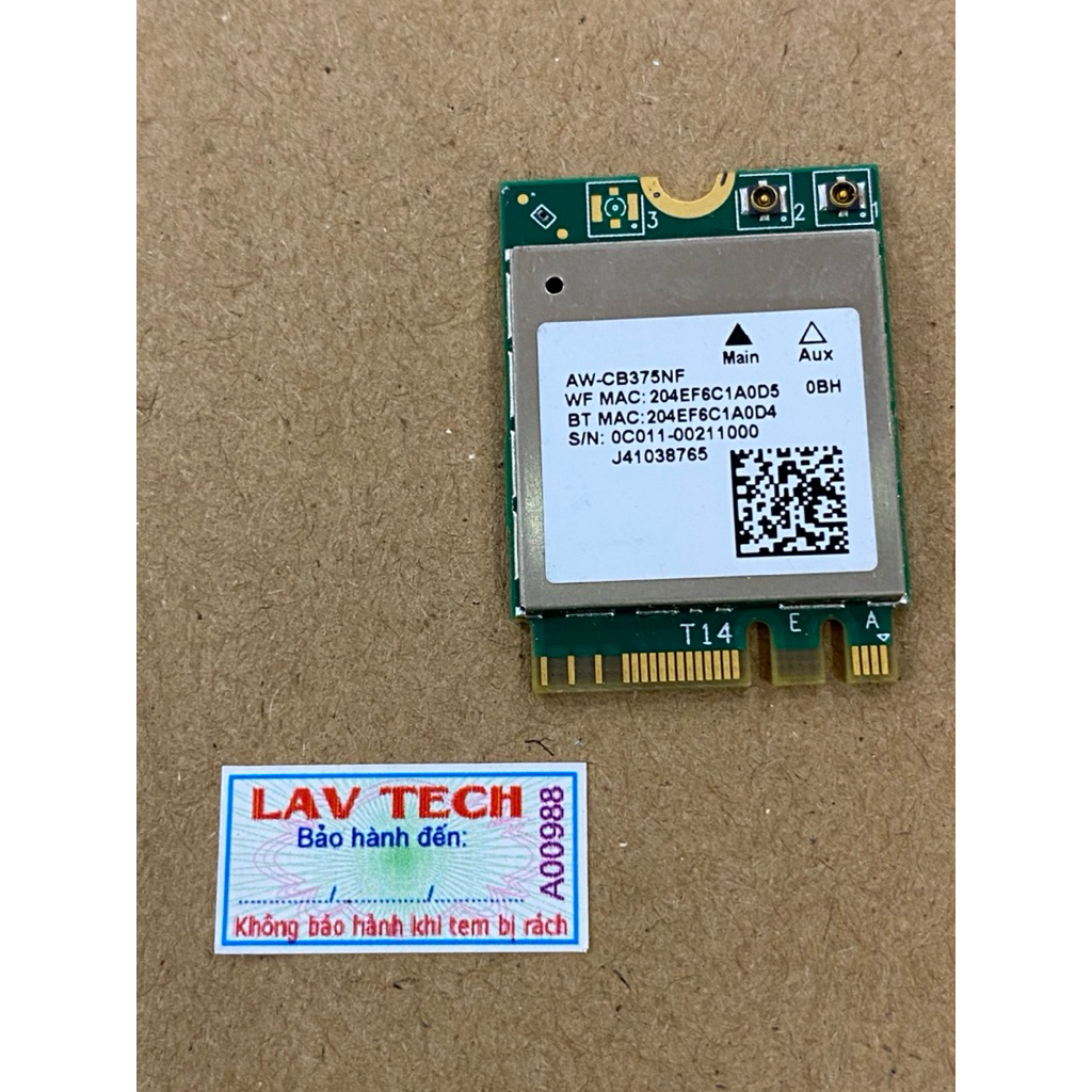 Card Wifi Realtek RTL8822CE 8822CE 8822 Wifi 5 AC + Bluetooth 5.0 ...