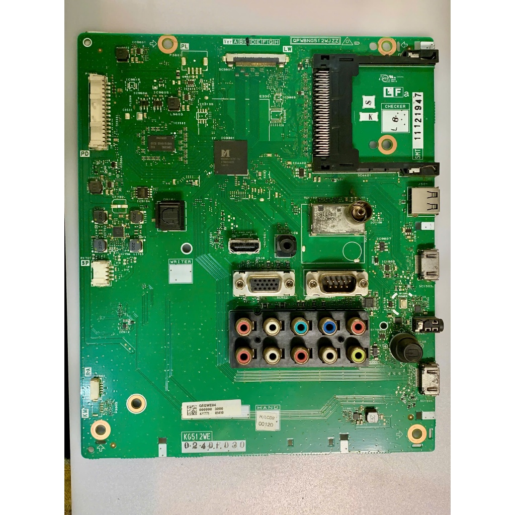 Bo main boar mạch linh kiện tivi tv Sharp LC-32LE265X xử lý chung chính ...