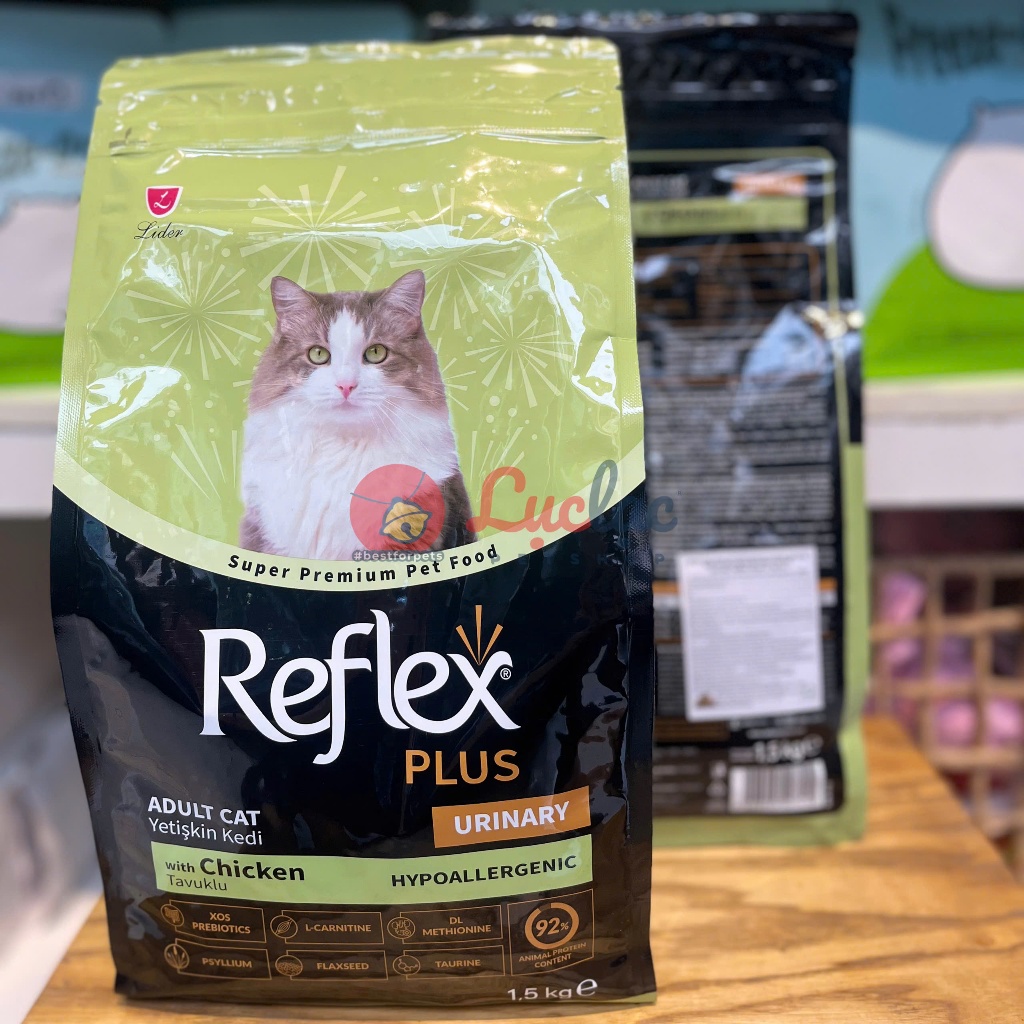 Hạt Reflex Plus Adult Urinary - Túi 1.5kg - Vị Gà, Ngăn Ngừa Bệnh Tiết ...