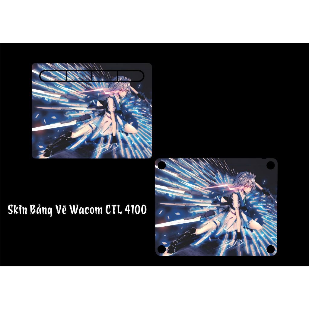 SKIN CHO BẢNG VẼ ĐIỆN TỬ WACOM CTL-4100, DÁN SKIN THEO YÊU CẦU, INBOX ...