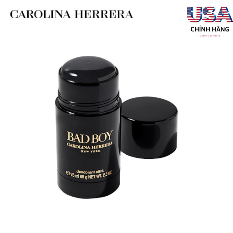 Lăn khử mùi nam Carolina Herrera BAD BOY Deodorant Stick 75g | Shopee ...