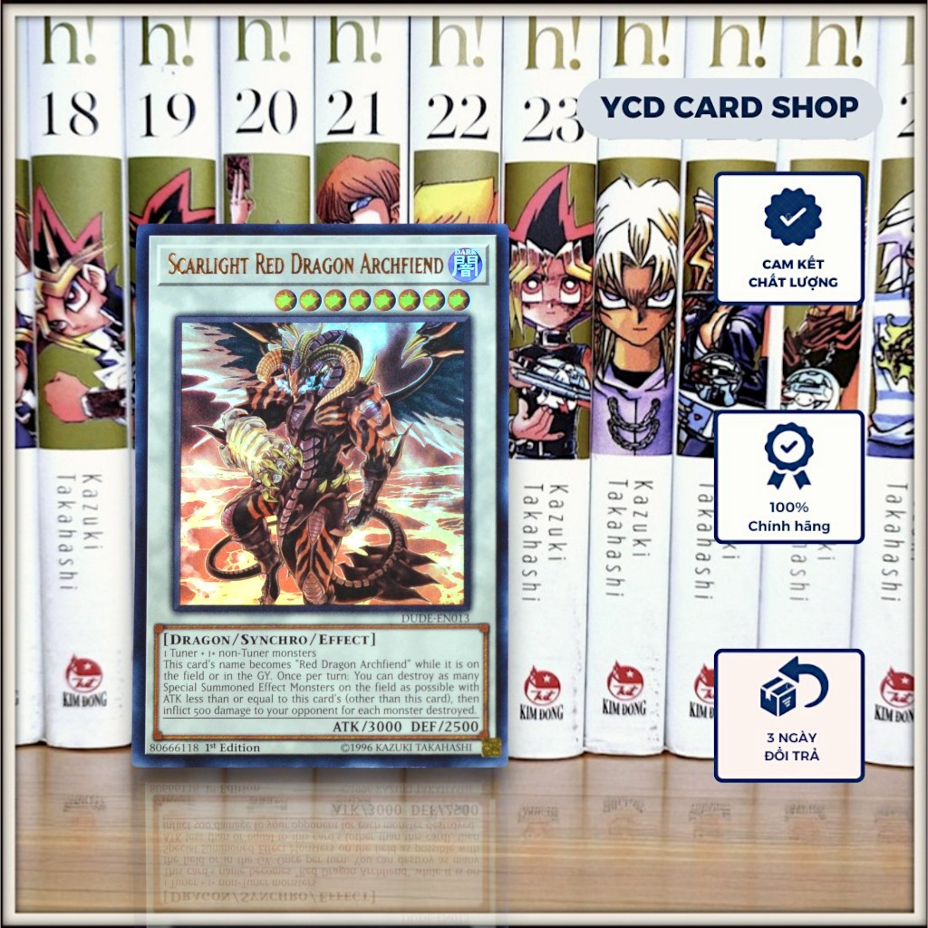 [YCDcardgame] Thẻ bài yugioh chính hãng Scarlight Red Dragon Archfiend ...