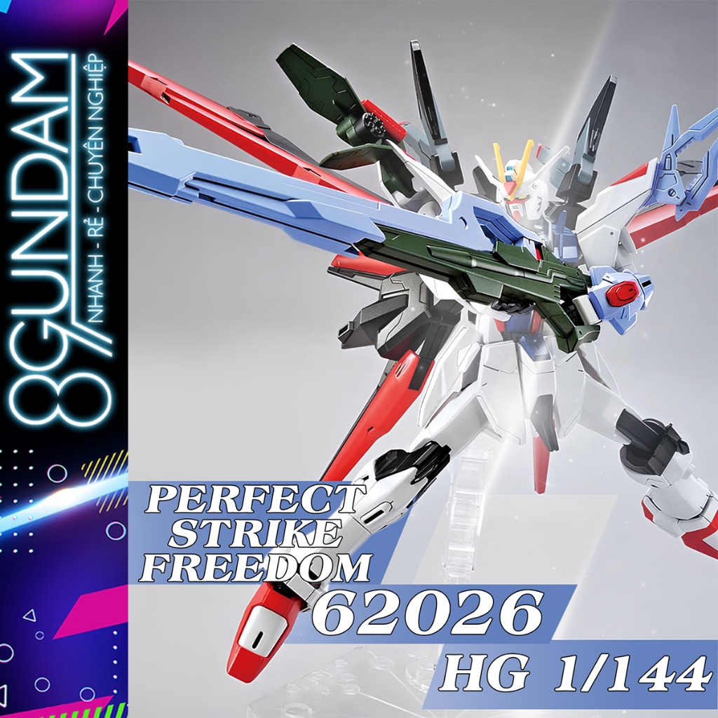 [CÓ SẴN] Mô Hình Lắp Ráp HG Perfect Strike Freedom Fighter (tặng kèm ...
