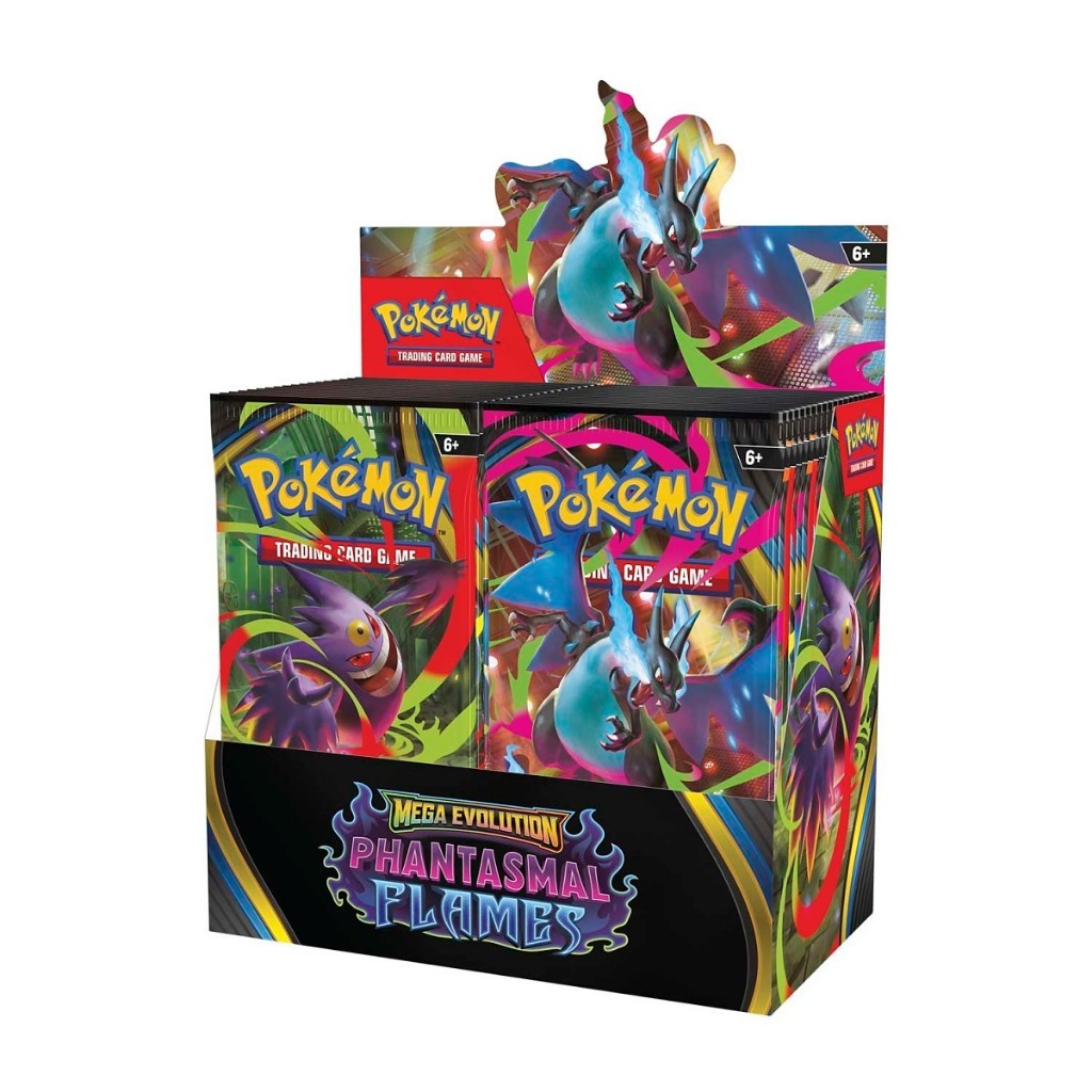 Pokémon TCG: Hộp thẻ bài Mega Evolution-Phantasmal Flames Booster ...