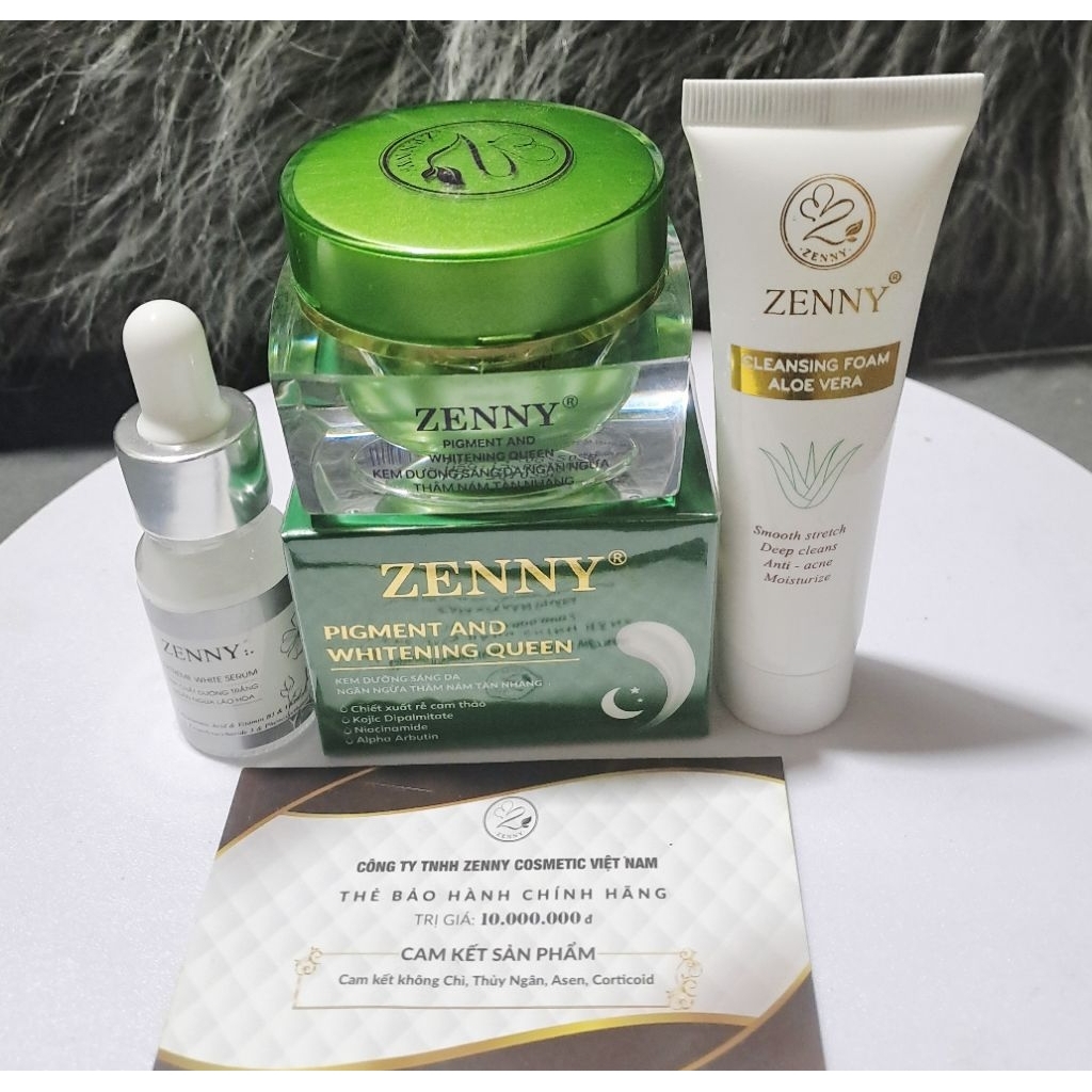 kem đêm zenny vr1 tặng 1 serum 1 sữa rửa mặt hoạc 2 serum tùy chọn( sỉ ...