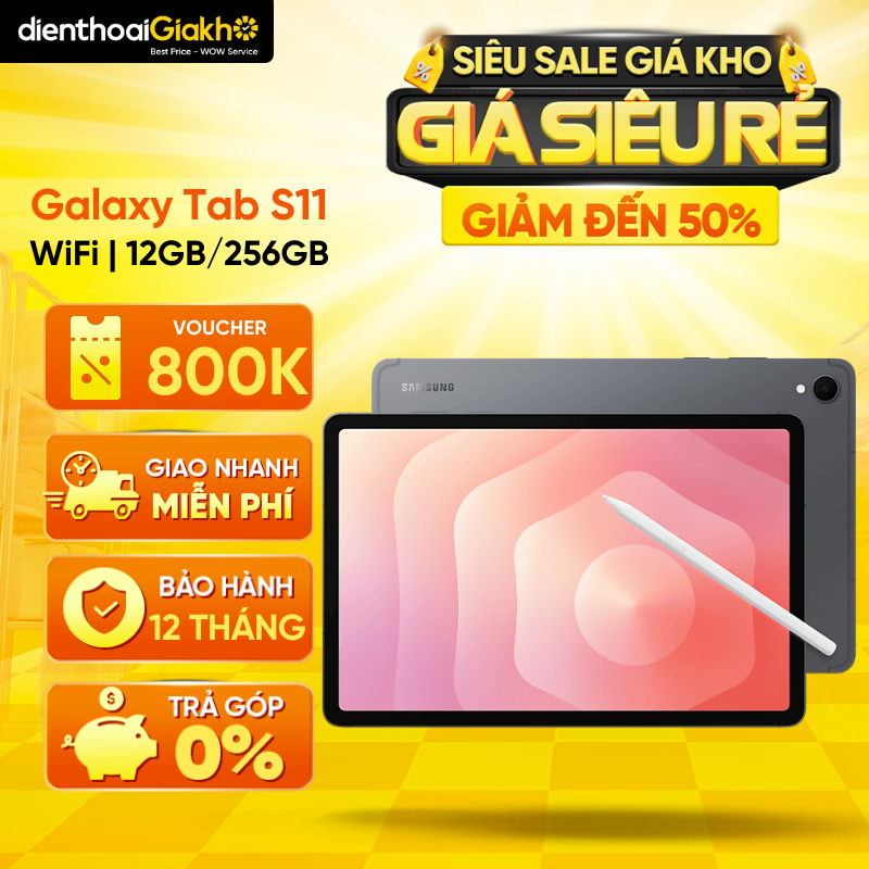 [Chưa Kích] Máy Tính Bảng Samsung Galaxy Tab S11 Wifi 12GB/256GB, Bảo ...