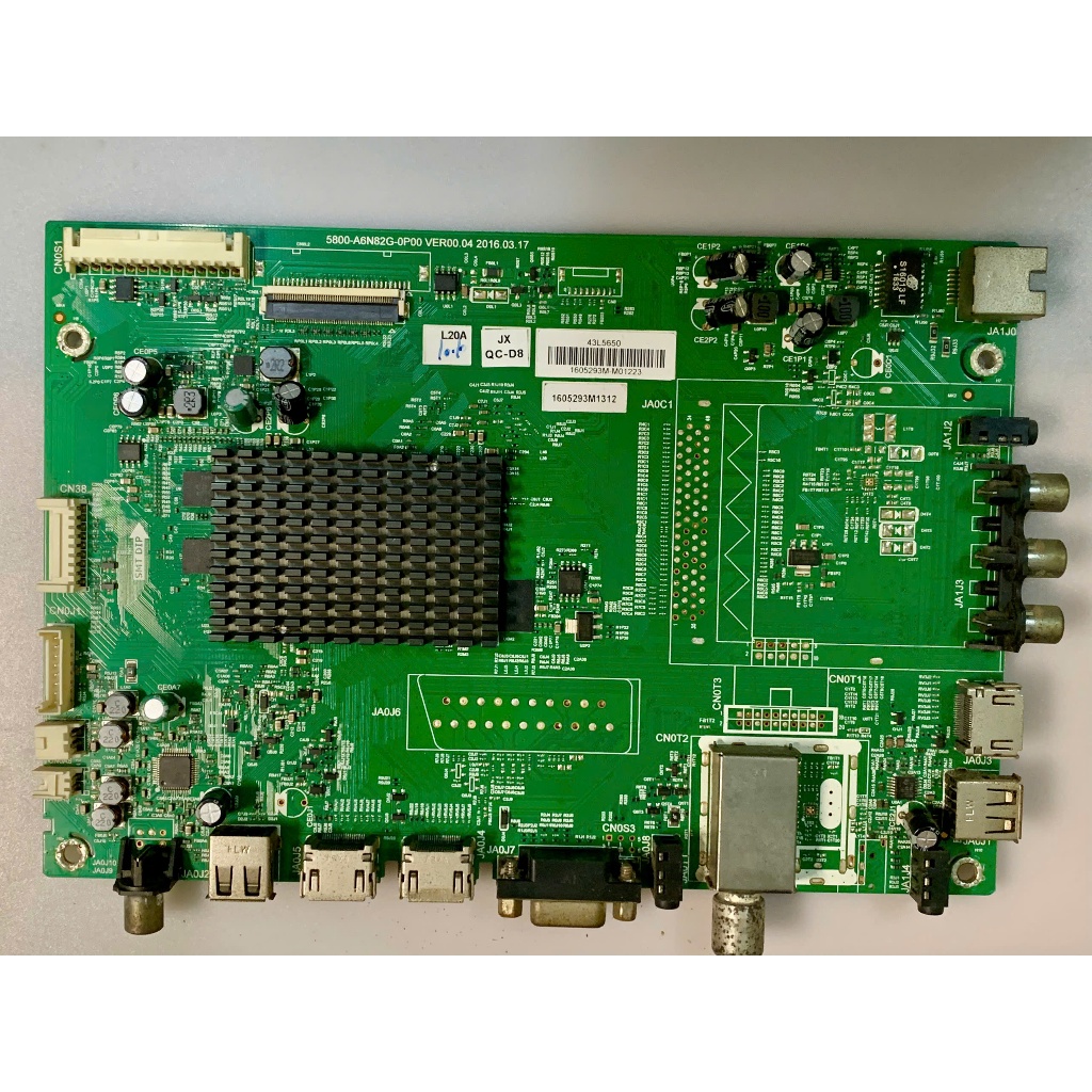 Bo main boar mạch linh kiện tivi tv Toshiba 43L5650VN nguồn, xử lý ...