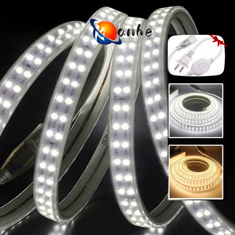 220V Double Row 2835 Không thấm nước Led Light Strip Trần bọc cây bên ...