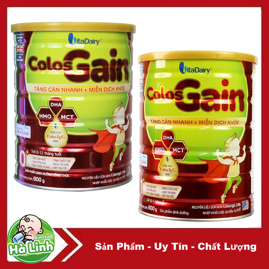 [Quét mã tích xu] Sữa ColosGain Colos Gain 1+ 800g [Date 2027] | Shopee ...